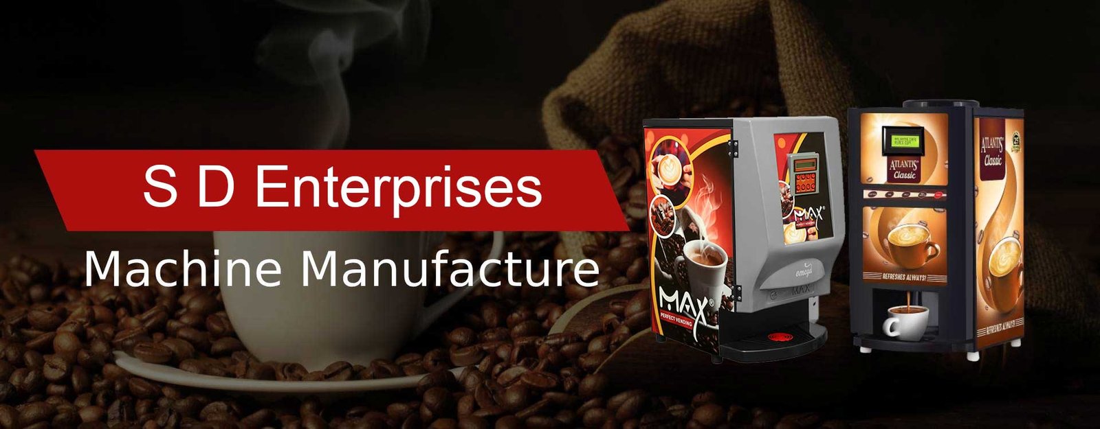 Top Coffee Vending Machine Dealers in Delhi | S D Enterprises